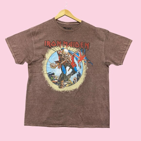 Iron Maiden | Shirts | Iron Maiden The Trooper Heavy Metal Band Tee X | Poshmark